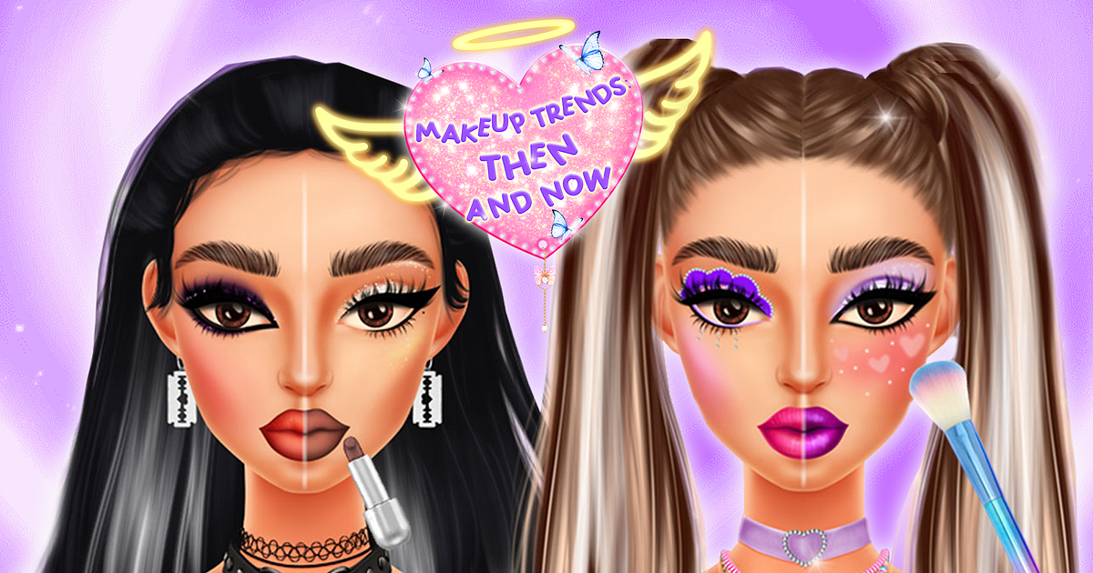Makeup Trends: Then and Now - Darmowa Gra Online | FunnyGames