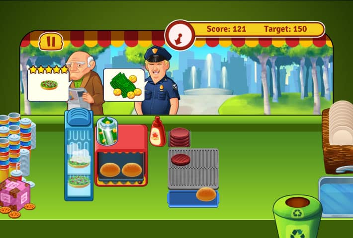 Burger Restaurant Express - Darmowa Gra Online | FunnyGames